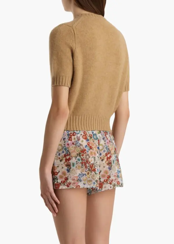 Khaite Nora Cashmere Cardigan - Biscotti