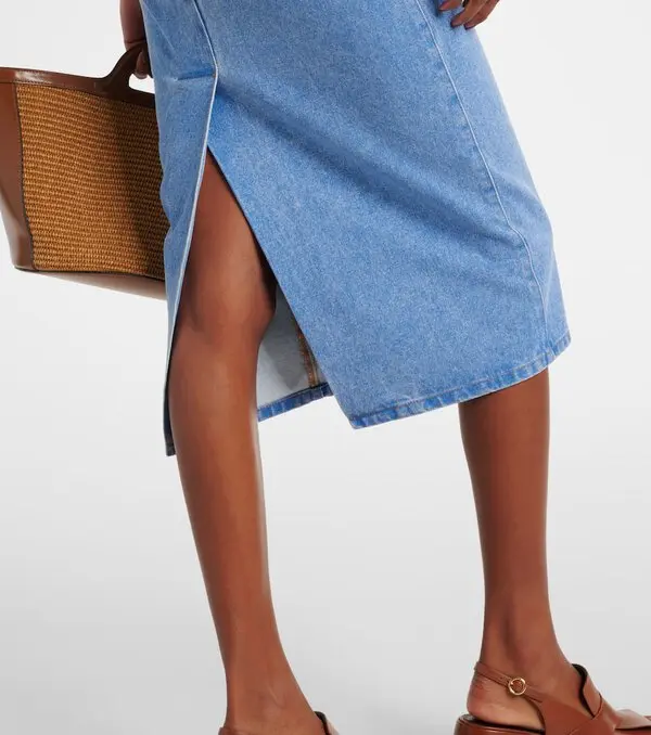 Marni Denim Midi Skirt