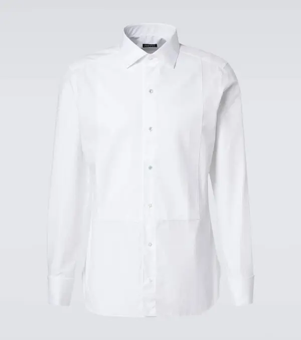Zegna Cotton Tuxedo Shirt