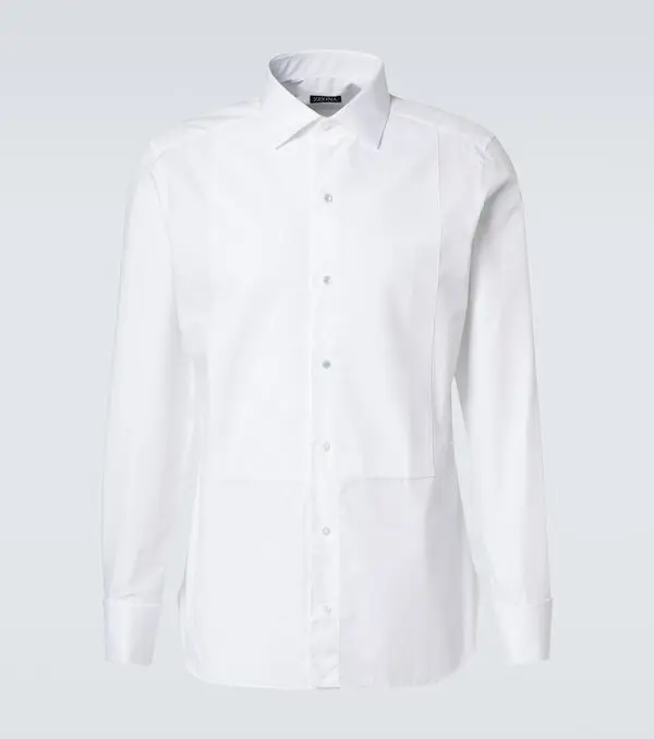 Zegna Cotton Tuxedo Shirt