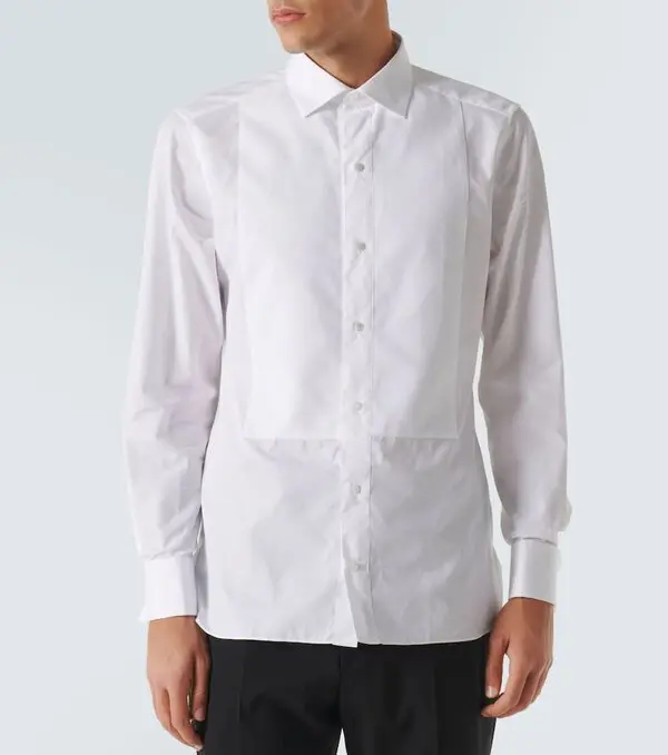 Zegna Cotton Tuxedo Shirt