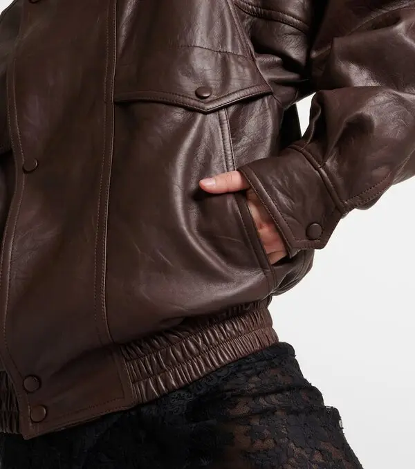 Saint Laurent Leather Blouson