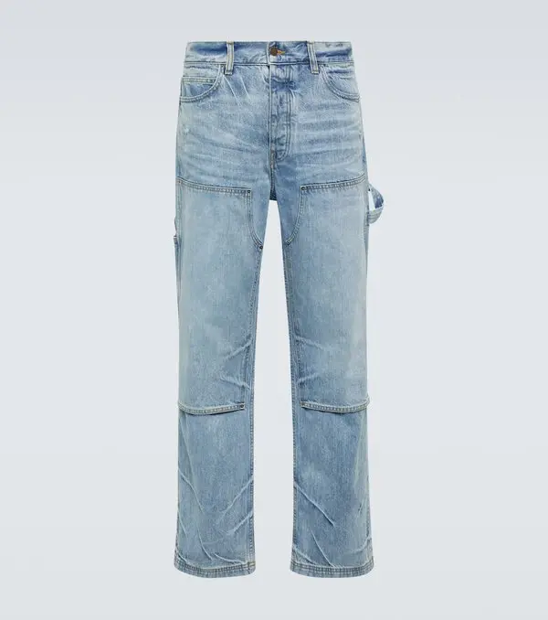 Amiri Mid-rise Straight Jeans