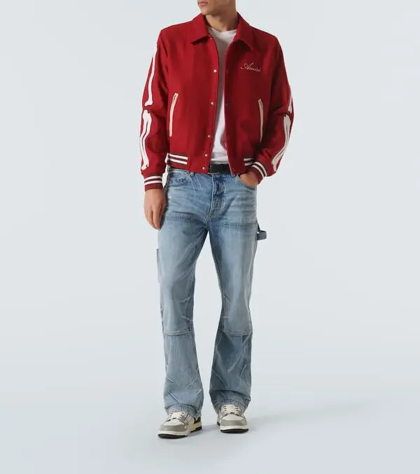 Amiri Mid-rise Straight Jeans