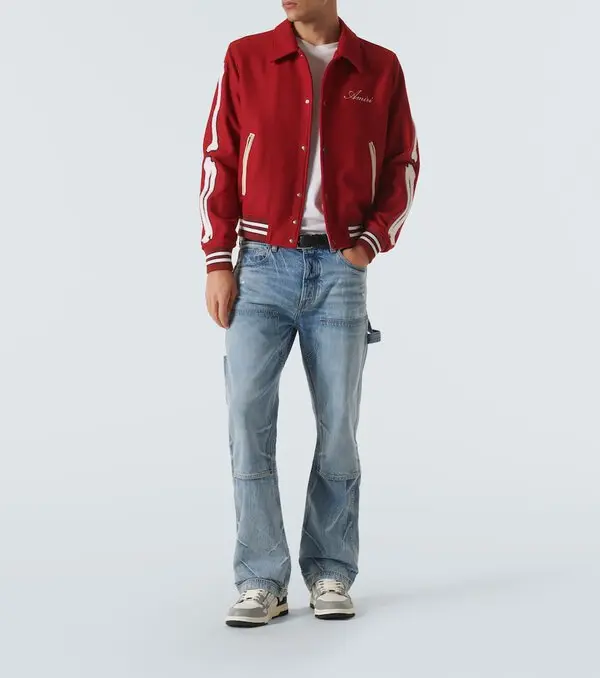 Amiri Mid-rise Straight Jeans