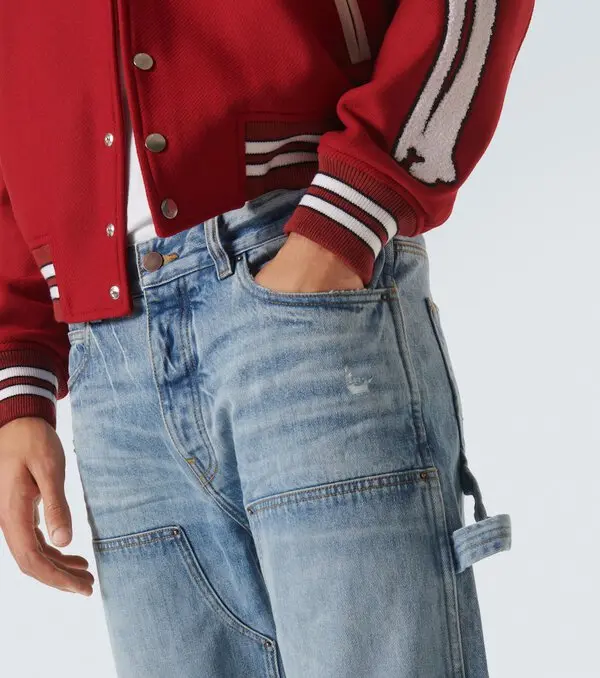 Amiri Mid-rise Straight Jeans