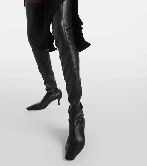 Proenza Schouler Faux Leather Over-the-knee Pointed Toe Boots