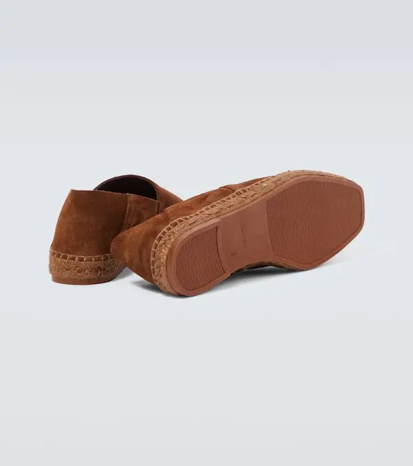 TOM FORD Barnes Suede Espadrilles - Brown