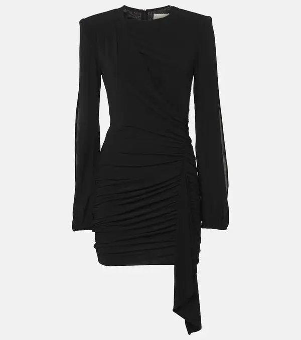 Isabel Marant Étoile Vinia Jersey Minidress - Black