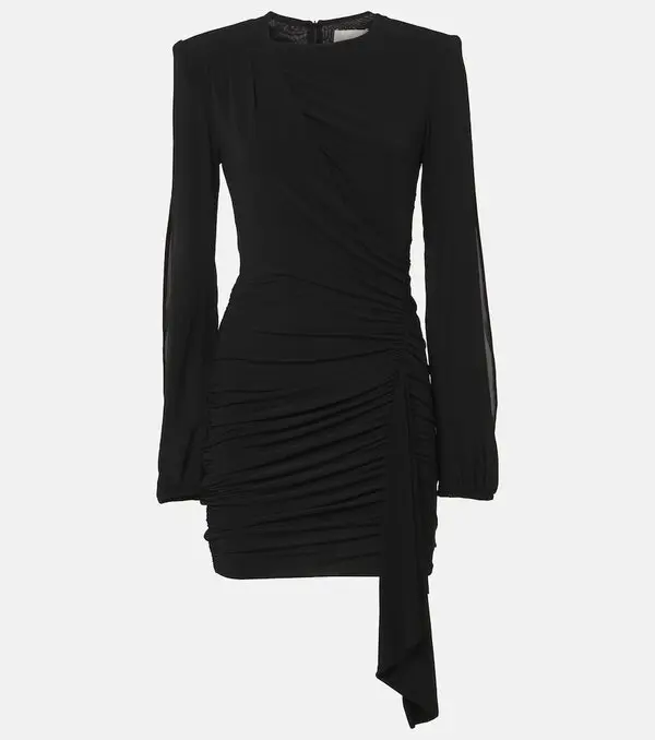 Isabel Marant Étoile Vinia Jersey Minidress - Black