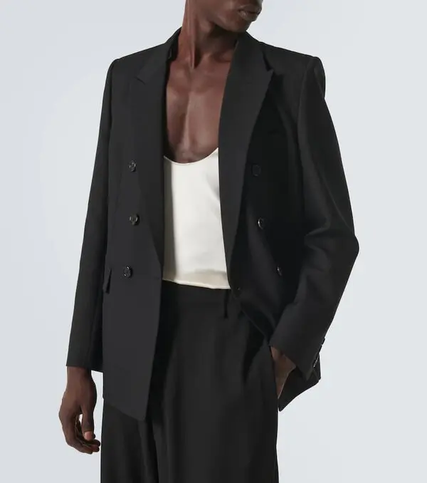 Saint Laurent Double-breasted Wool Blazer