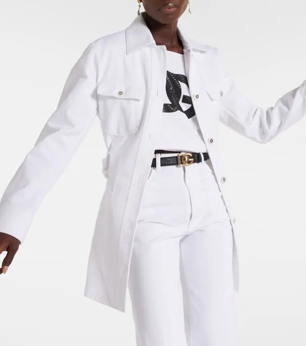 Dolce & Gabbana Belted Denim Jacket