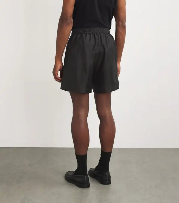 Amiri Silk Logo Shorts