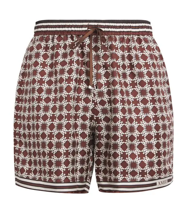 Amiri Silk Logo Shorts