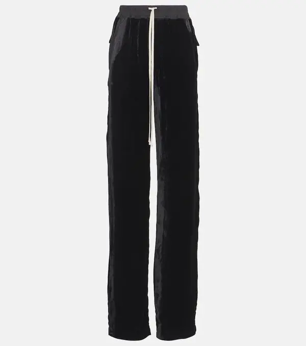 Rick Owens Dietrich Crêpe Sweatpants - Black