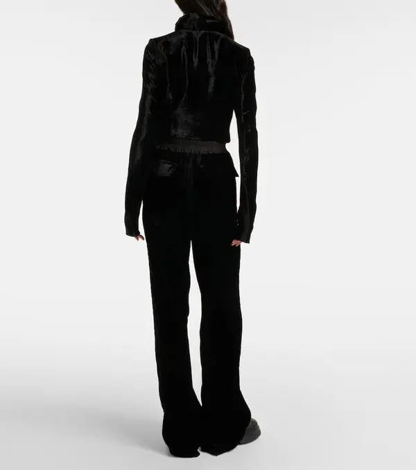Rick Owens Dietrich Crêpe Sweatpants - Black