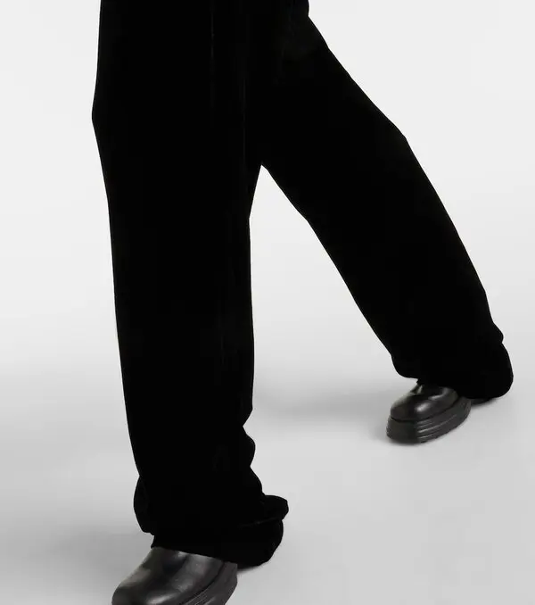 Rick Owens Dietrich Crêpe Sweatpants - Black