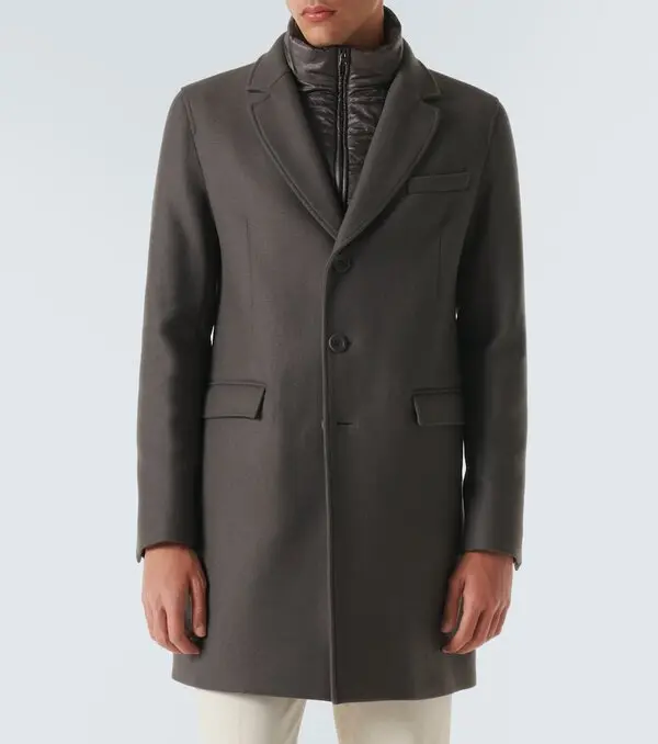 Herno Wool-blend Overcoat