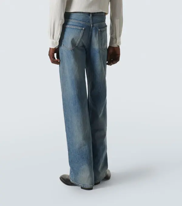 Saint Laurent Mid-rise Straight Jeans