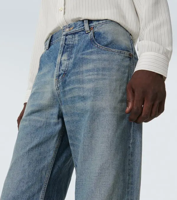 Saint Laurent Mid-rise Straight Jeans
