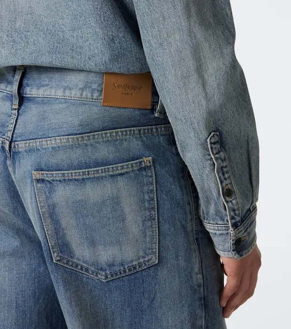 Saint Laurent Mid-rise Straight Jeans