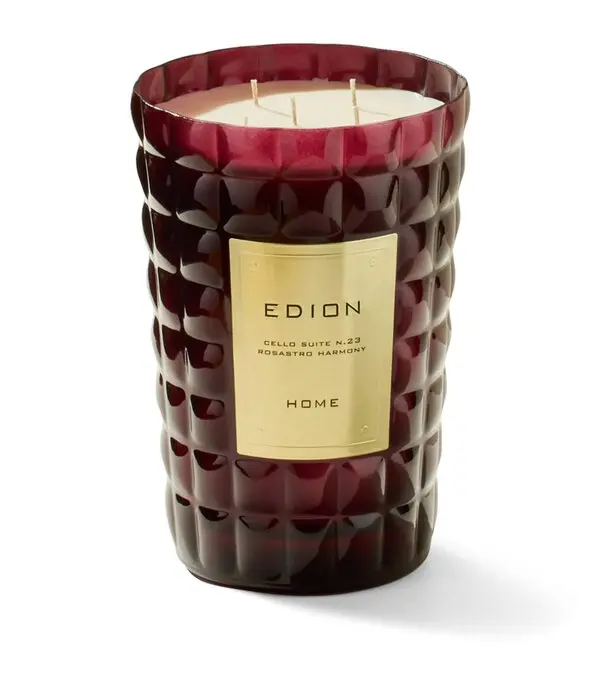 EDION Cello Suite No.23 Rosastro Harmony Candle - Burgundy