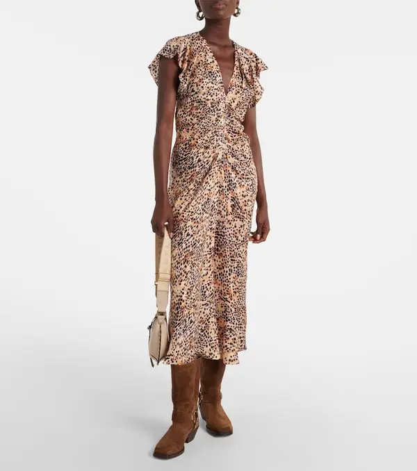 Isabel Marant Étoile Antya Suede Ankle Boots - Brown
