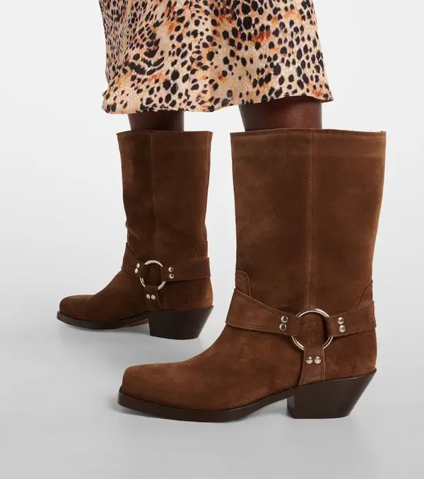 Isabel Marant Étoile Antya Suede Ankle Boots - Brown