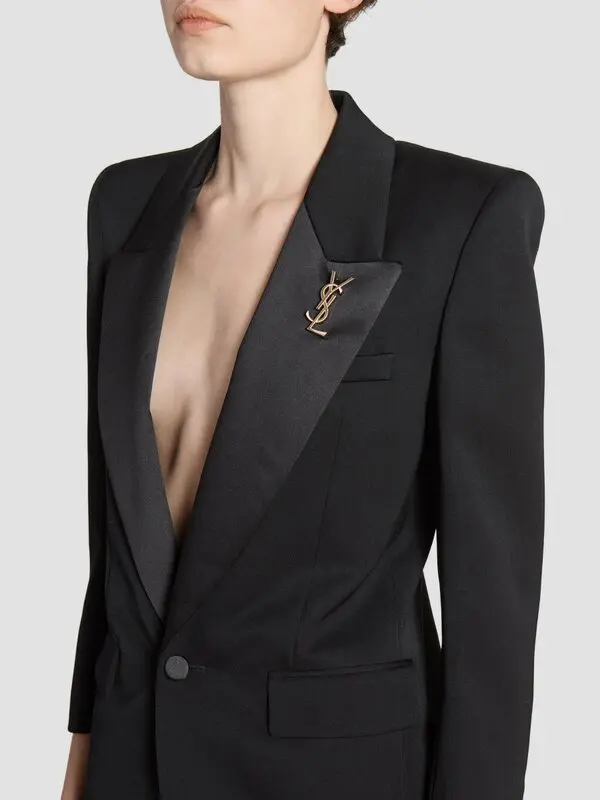 Saint Laurent Brooch In Metal - Cassandre
