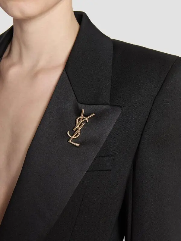 Saint Laurent Brooch In Metal - Cassandre