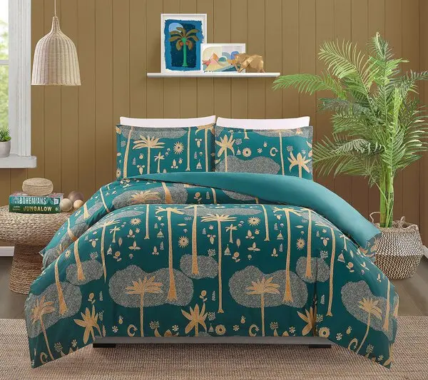 JUSTINA BLAKENEY Jungalow Cosmic Desert Cott On Duvet Set-k - One-color
