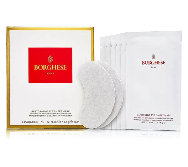 BORGHESE Restorative Eye Sheet Masks, 6 Pairs - One-color