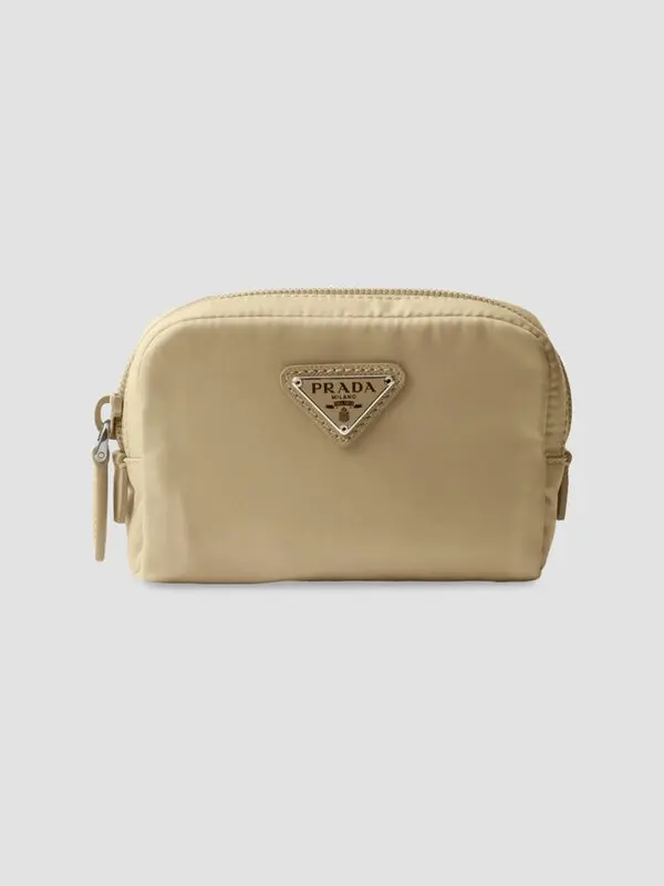 Prada Re-nylon Necessaire Pouch - Light Brown