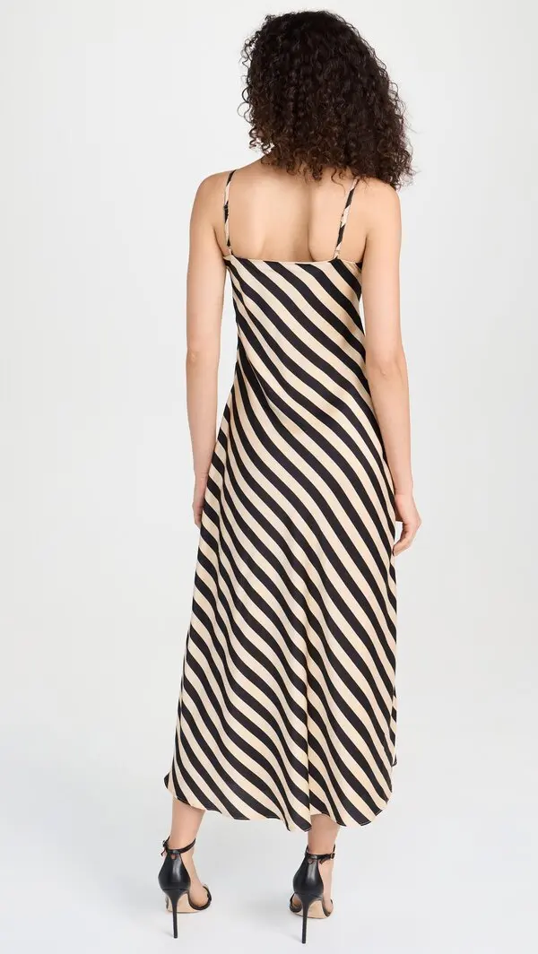 Endless Rose Striped Maxi Slip Dress