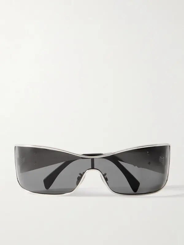 Celine Rectangular -tone Sunglasses - Silver