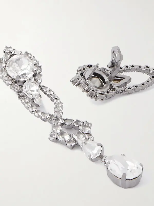 Balenciaga Palazzo -tone Crystal Drop Earrings