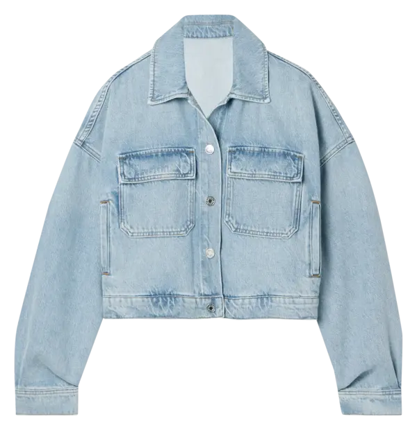 AGOLDE Luka Cropped Denim Jacket