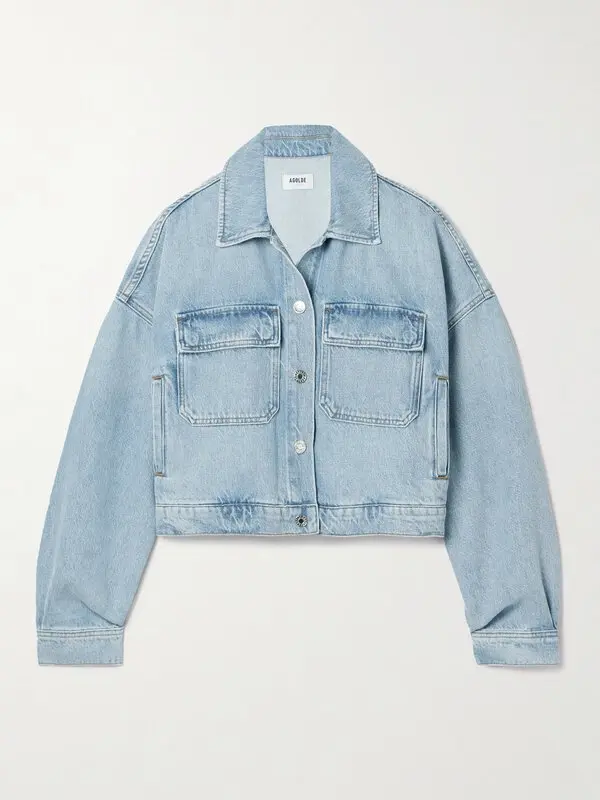 AGOLDE Luka Cropped Denim Jacket