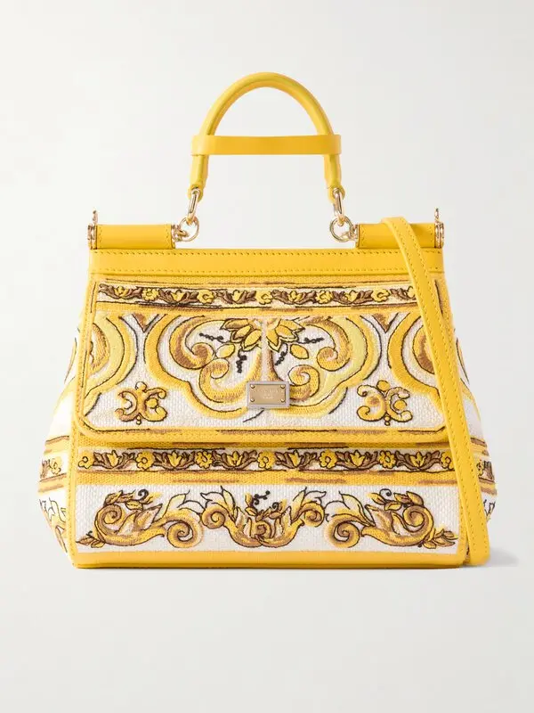 Dolce & Gabbana Maiolica Sicily Medium Shoulder Bag