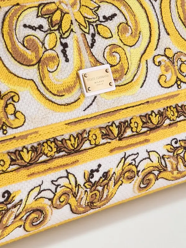 Dolce & Gabbana Maiolica Sicily Medium Shoulder Bag