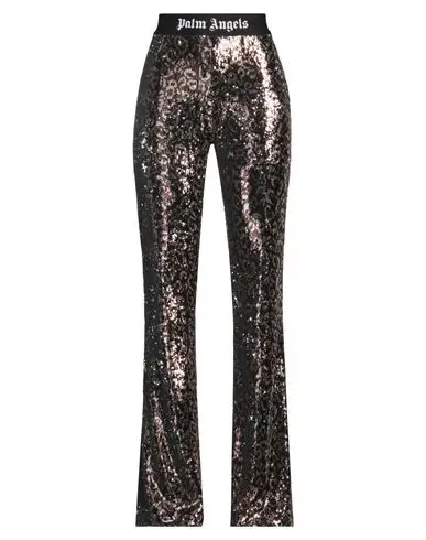 Palm Angels Sequined Leopard Print Flare Pants