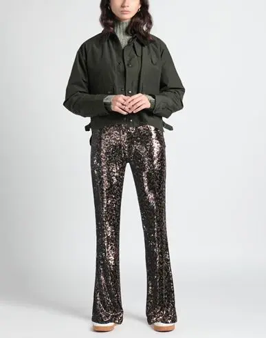 Palm Angels Sequined Leopard Print Flare Pants