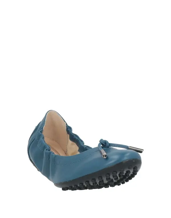TOD'S Ballet Flats In Leather - Blue