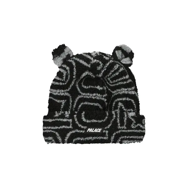 PALACE Joyrex Fleece Ears Beanie - Black