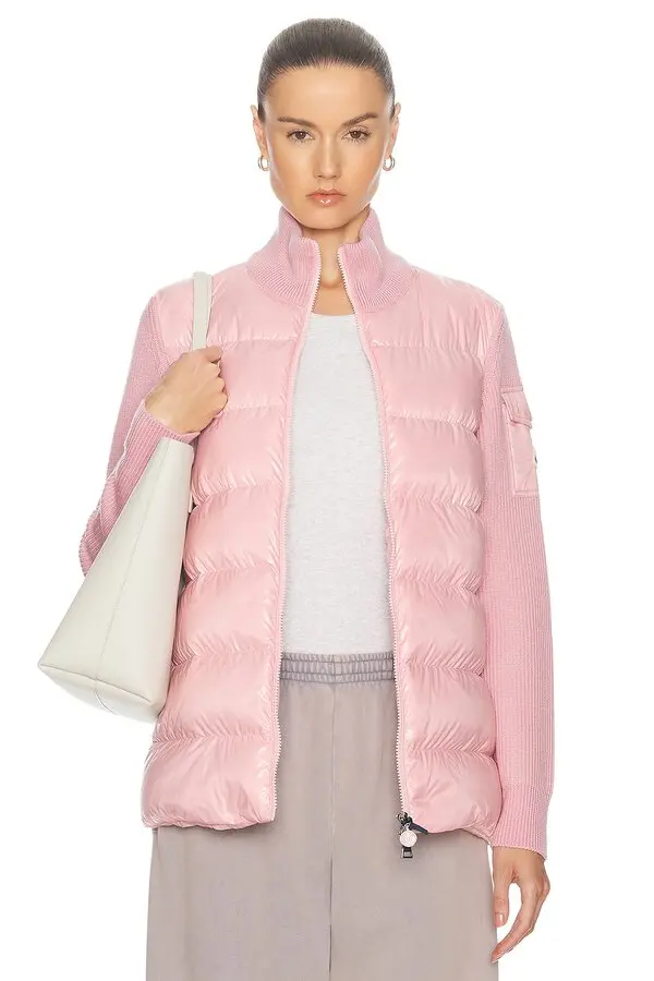 Moncler Zip Up Cardigan
