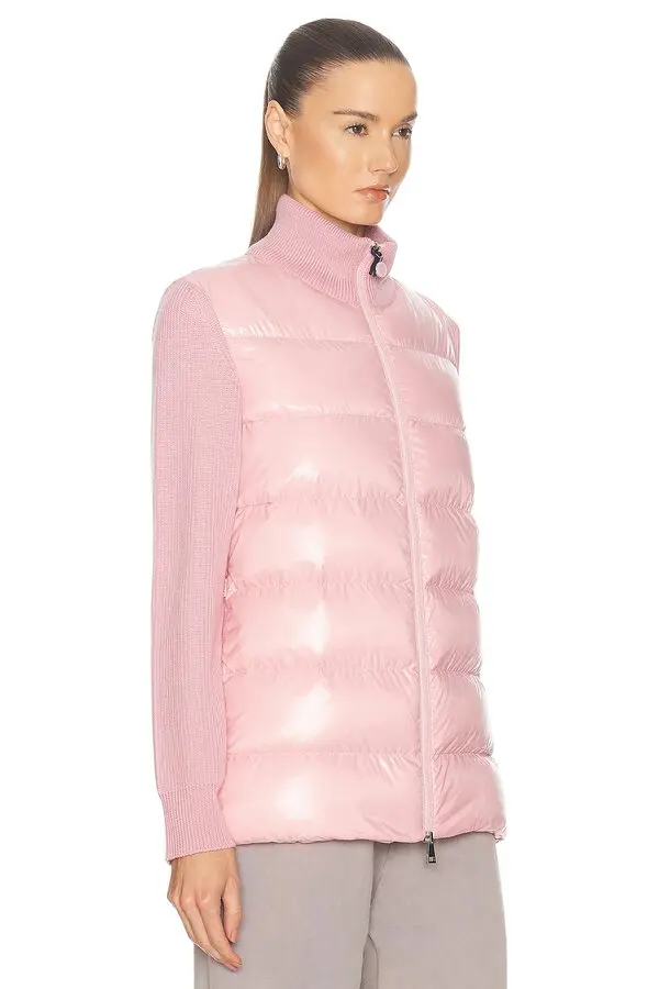 Moncler Zip Up Cardigan