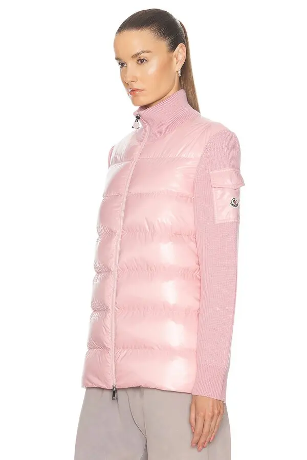 Moncler Zip Up Cardigan