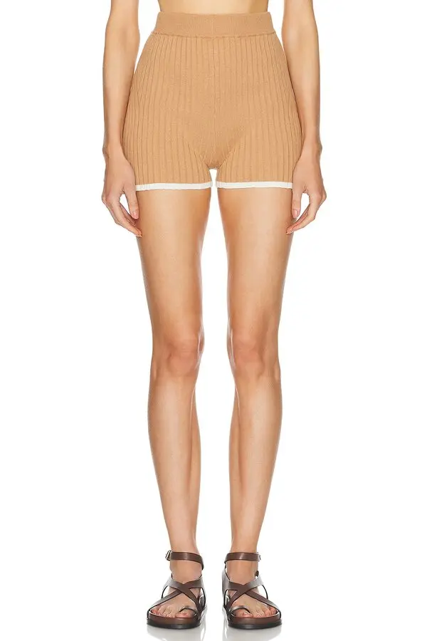 Matthew Bruch Rib Knit Hot Short