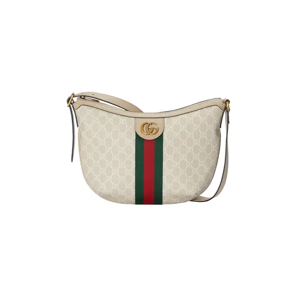 Gucci Ophidia Gg Small Shoulder Bag Cream Editorialist