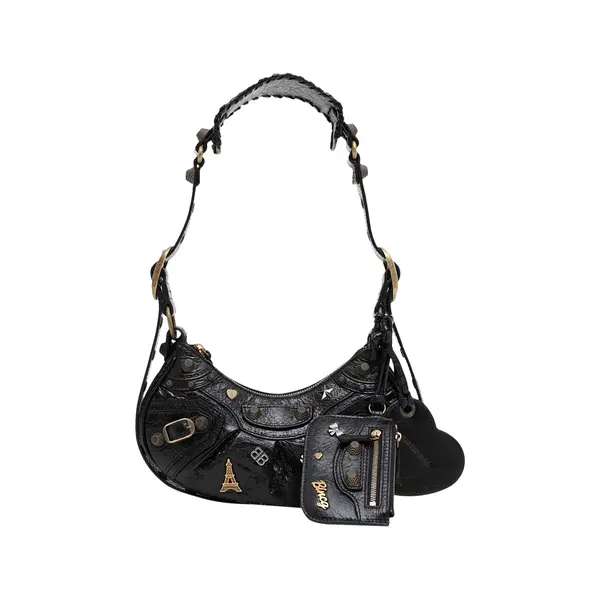 Balenciaga Xs Le Cagole Shoulder Bag - Black